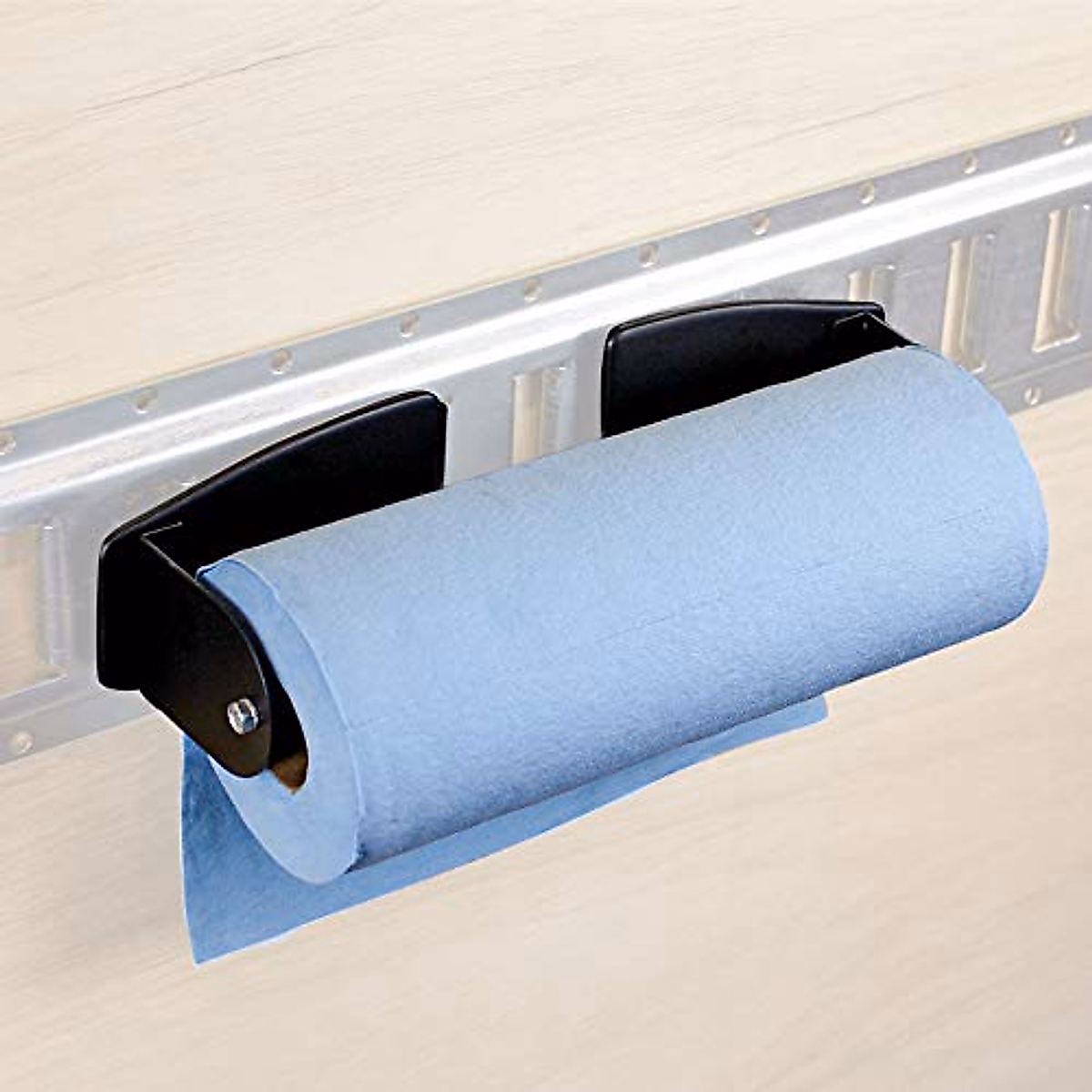 DC Cargo Mall Trailer Paper Towel Holder, Magnetic | Shop Towel Holder for E-Track, Toolboxes, Metal Cabinets | E-Track Accessories