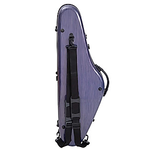 Aileen CSV-F18 Violin Hard Case 4/4 Full Size Luxury with Hygrometer Suspension, Purple