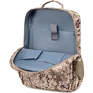 School Backpack Vintage Canvas Laptop Backpacks Men Women Rucksack Bookbags, Black