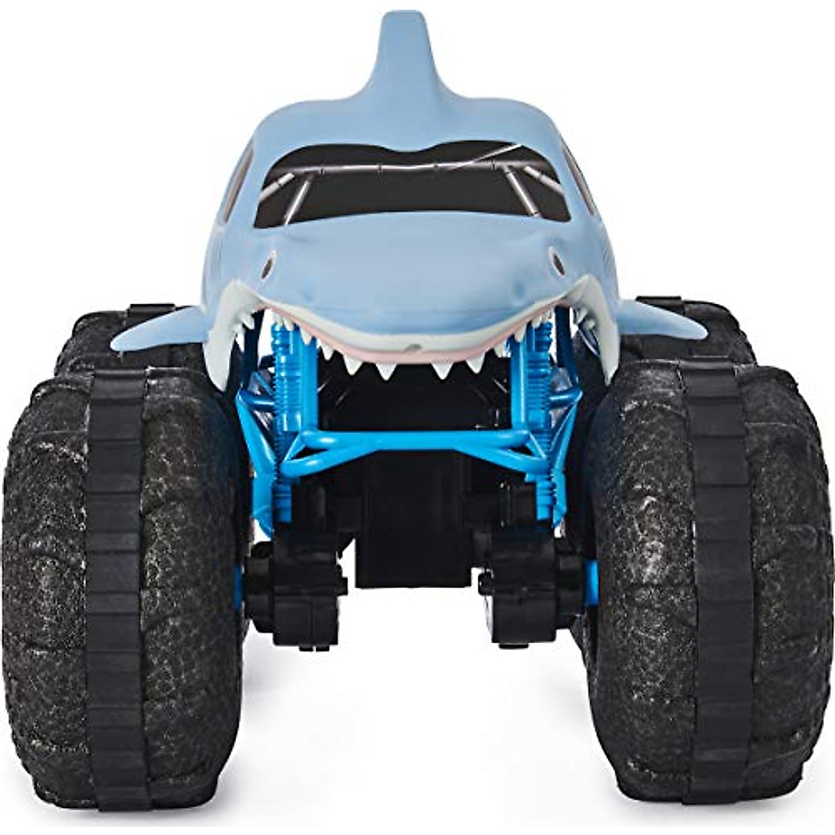 Monster Jam, Official Megalodon Storm All-Terrain Remote Control Monster Truck Toy Vehicle, 1:15 Scale