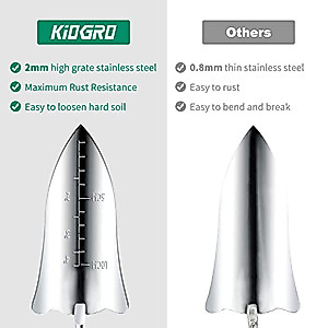 Garden Tool Set, 10 Piece Stainless Steel Gardening Hand Tools with Non-Slip Ergonomic Rubber Grip, Pruning Shears & XL Storage Tote, Outdoor Yard Tools, Ideal Gardening Tool Kit Gifts for Friends