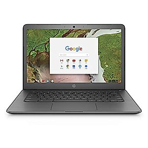 HP Chromebook 14-inch -Laptop -with 180-Degree -Hinge, Intel Celeron N3350 -Processor, 4 GB -RAM, 16 GB eMMC Storage, Chrome OS (14-ca020nr, Gray)