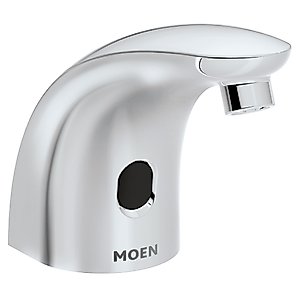 Moen 8558 M-Power Commercial Deck Mounted Touchless Hands-Free Foam Soap Dispenser, Chrome
