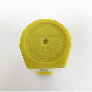 NovaVision Brand Bolt Seal for Cargo Containers and Truck Trailers, Yellow (10 Pack)