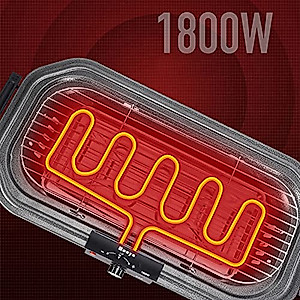 Charcoal and Electricity Dual-Purpose Barbecue Grill, Vertical Balcony Smoke-Free Barbecue Grill, Family Skewers Machine,Outdoor Cooking Camping Picnic