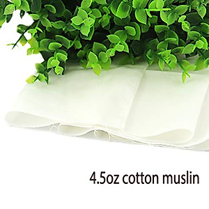 Rose Flavor Cotton Muslin Fabric 4.5 OZ 58 Inches Wide 1 Yard(Off White)