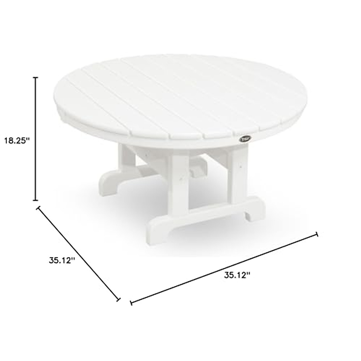Trex Outdoor Furniture Cape Cod Round 36" Conversation Table