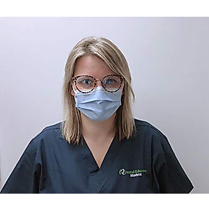 GMX Earloop ASTM Level 3 Lightweight Breathable Medical Mask, Made in USA, Fluid Resistant, Latex Free Blue Face Mask Bx/50