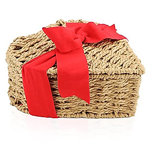 Easter Heart Shaped Gift Basket, Premium Assorted Nuts, Hazelnuts, Almonds, Walnuts, Brazil Nuts, With Unique Heart Shaped Basket Romantic Arrangement