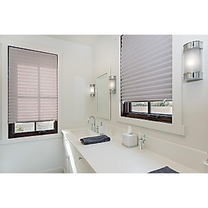 Redi Shade No Tools Original Room Darkening Pleated Paper Shade Gray, 36 in x 72 in, 6 Pack