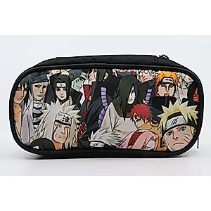 Japanese Anime Pencil Case - Multifunction PU Leather Pencil Pouch with Zipper Closure - Pencil Box for School Supplies Office Supplies