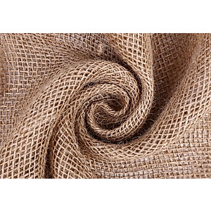 MDS 5 Yard Multipurpose Natural Burlap Fabric 40Ó Wide, 100% Jute Hessian Cloth for Wedding Party Event Decoration, DIY, Crafts, Home, Table Linens, Landscaping, Plants & Trees Covering