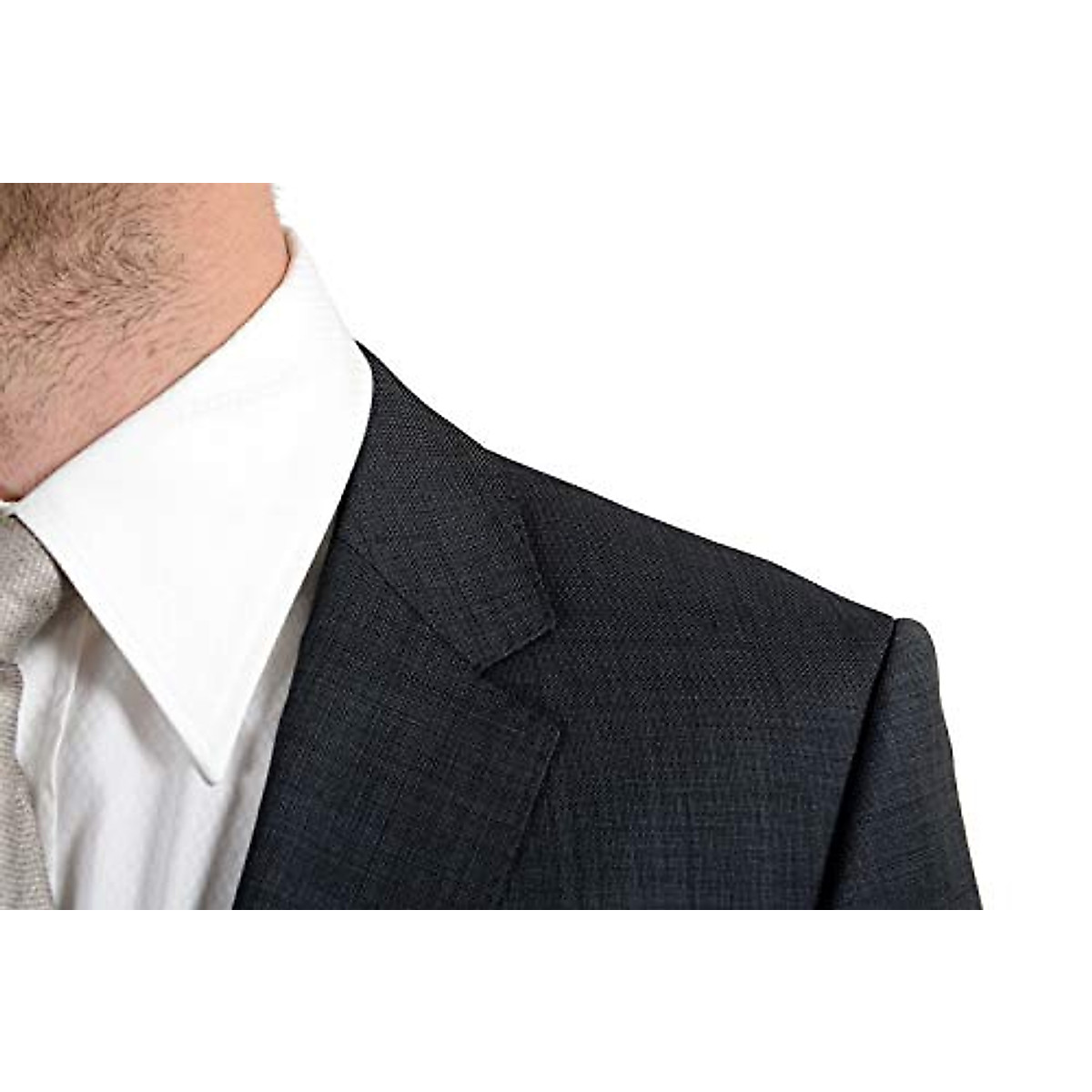 Hugo Boss "C-Huge1/C-Genius Men's Wool Two Button Suit US 40L IT 50L Gray