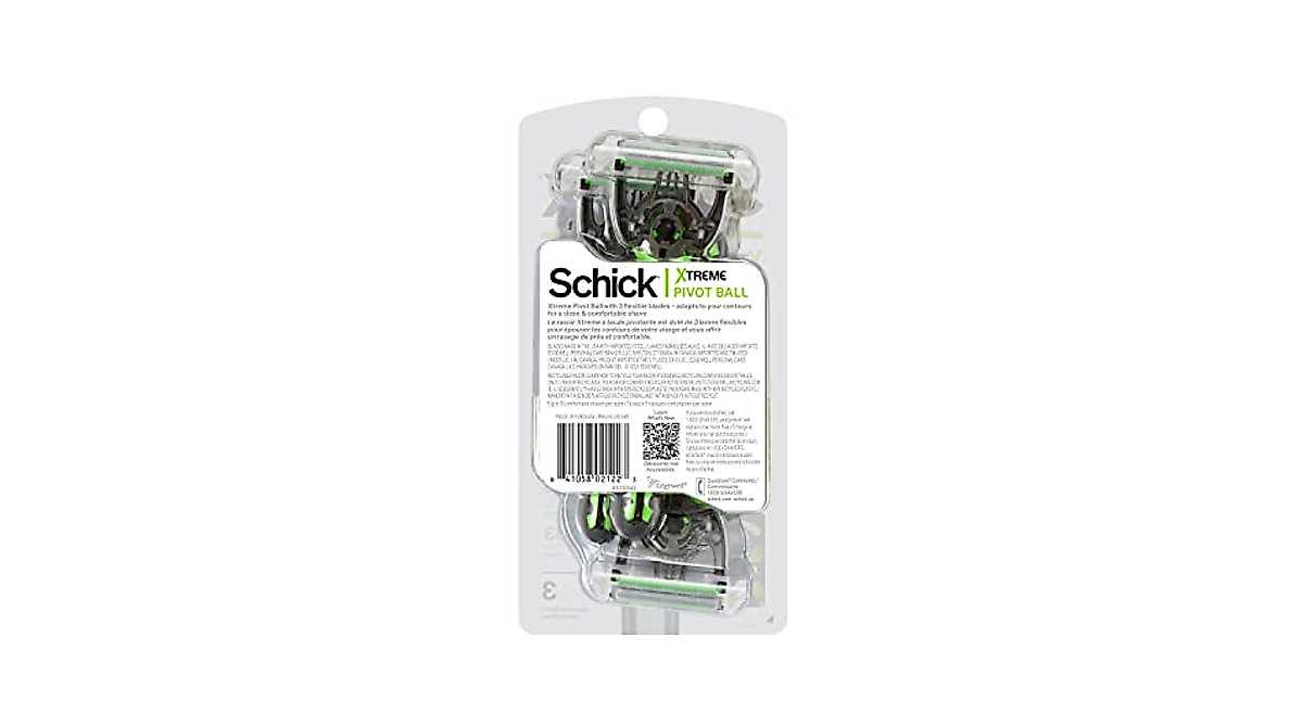 Schick Xtreme Pivot Ball Razor - Eco-Friendly, Close & Comfortable Shave