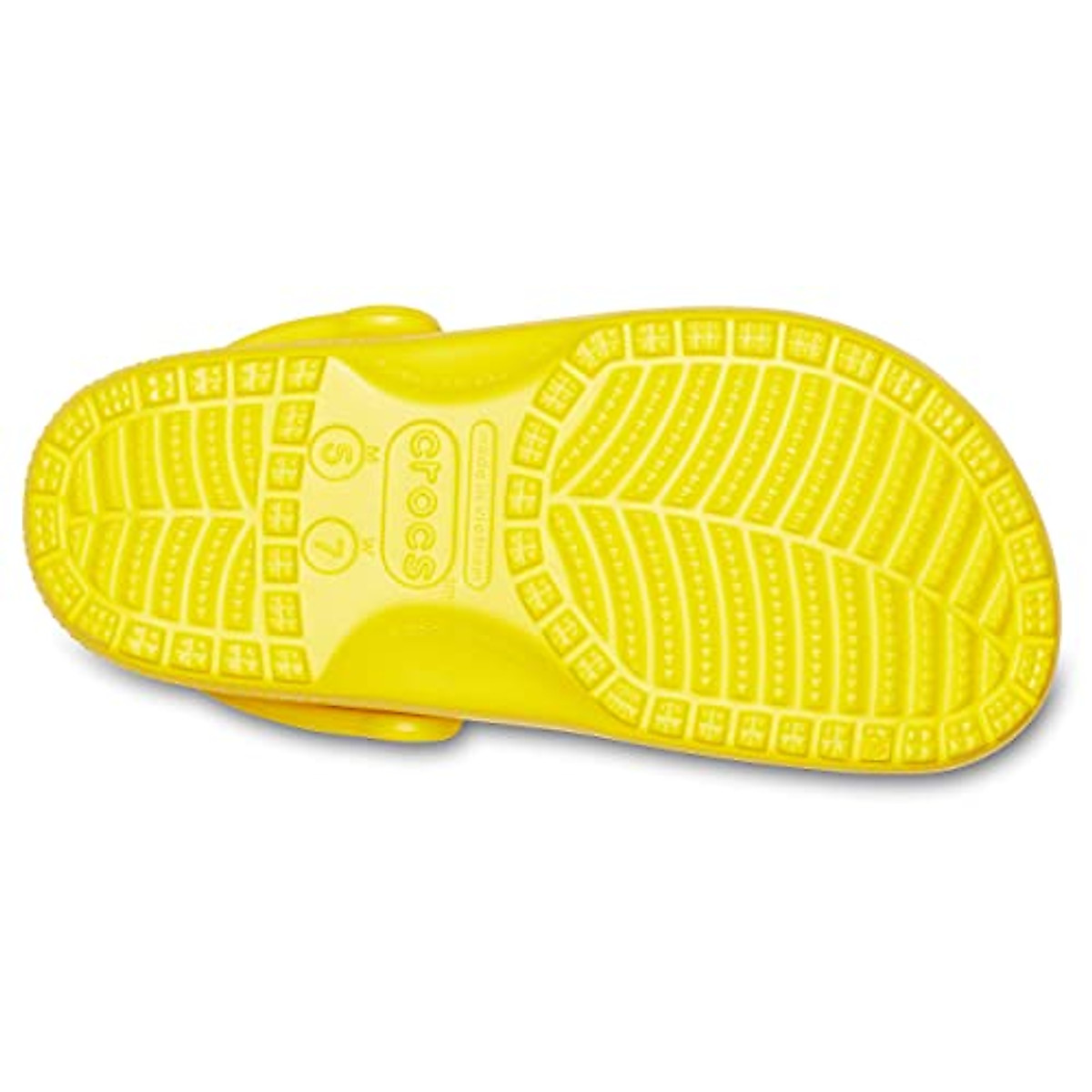 Crocs Unisex-Adult Classic Clogs (Best Sellers), Lemon, 6 Men/8 Women