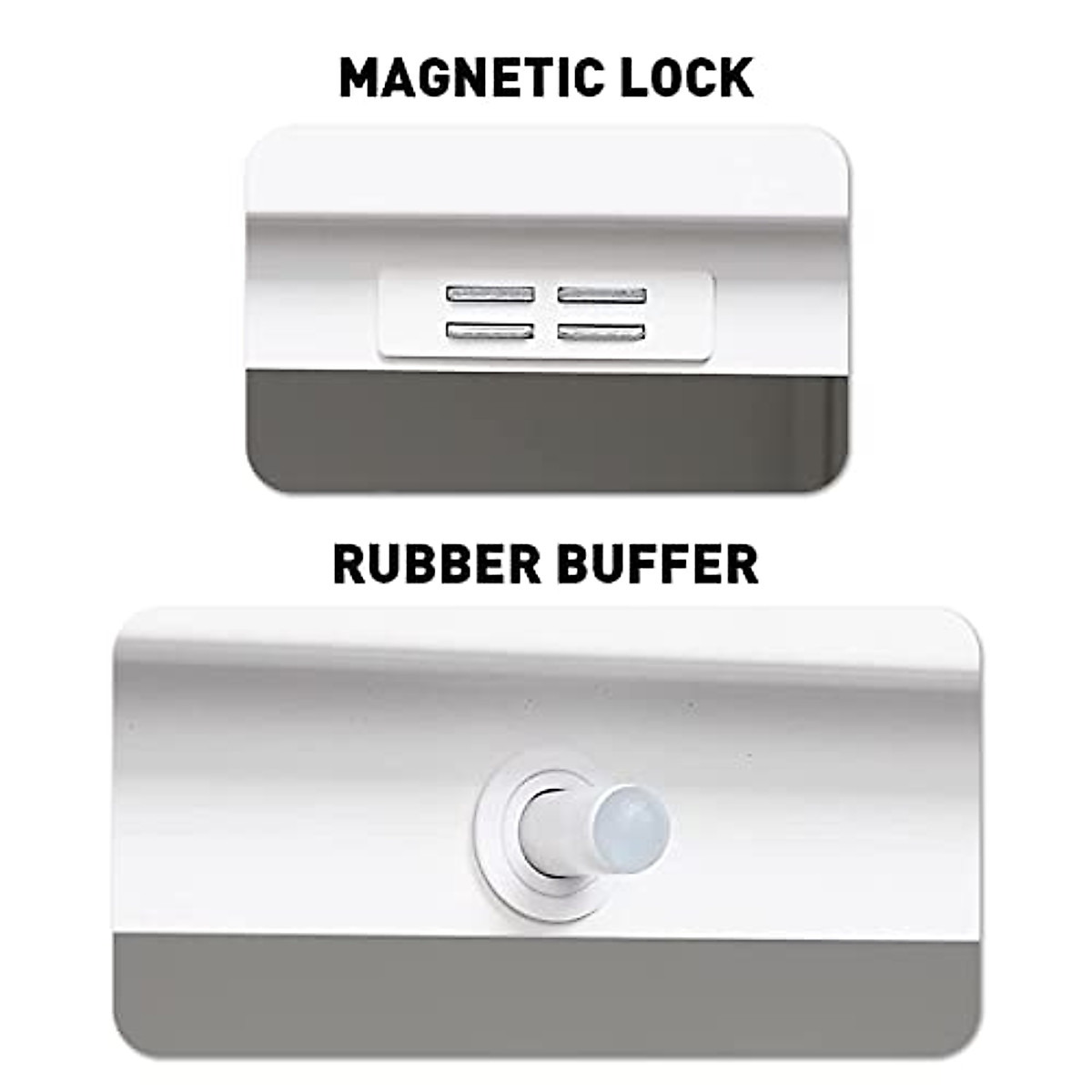 Rophefx Shoe Cabinet for Entryway with Adjustable Shelves in Alloy Steel, Modern Tumbler Shoe Cabinet for Entrance Hallway Bedroom, White