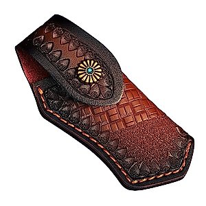 TERNCOEW Elegant Leathers Holsters Folding Pouches Leathers Sheath Leathers Holsters Gift For Collectors Enthusiasts Leathers Holsters