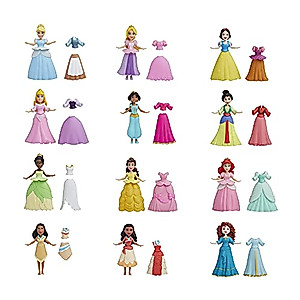 Disney Princess Secret Styles Royal Ball Collection, 12 Small Dolls with Dresses, Toy for Girls Ages 4 Years and Up (Amazon Exclusive)