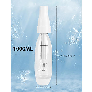 ZLXHDL Portable Soda Water Maker, 1000ml Household Soda Water Makers Carbonated Water Soda Streaming Machine for Home(CO2 Cartridges Not Included)