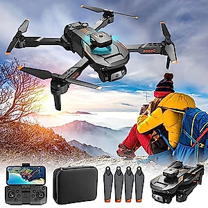 Drone With Camera For Adults, Foldable Fpv Drone With Electrionic Regulation Dual 1080p Wifi Camera Gesture Control Rc Quadcopter For Kids Adults