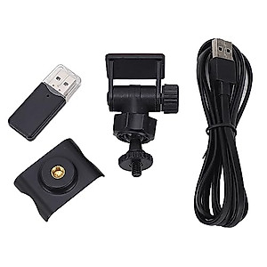 Kadimendium Mini Security Camera, 4K Image 3500mAh Battery 2.4G WiFi Camera Built in Microphone Lightless Night for Convenience Store