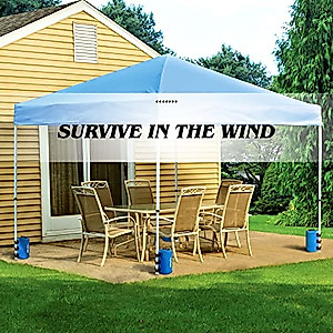 TOPNEW Canopy Water Weight Bag, Water Tent Weights Set of 4 Leg Weights for Pop Up Canopy, Canopies,Tent, Gazebo, Blue