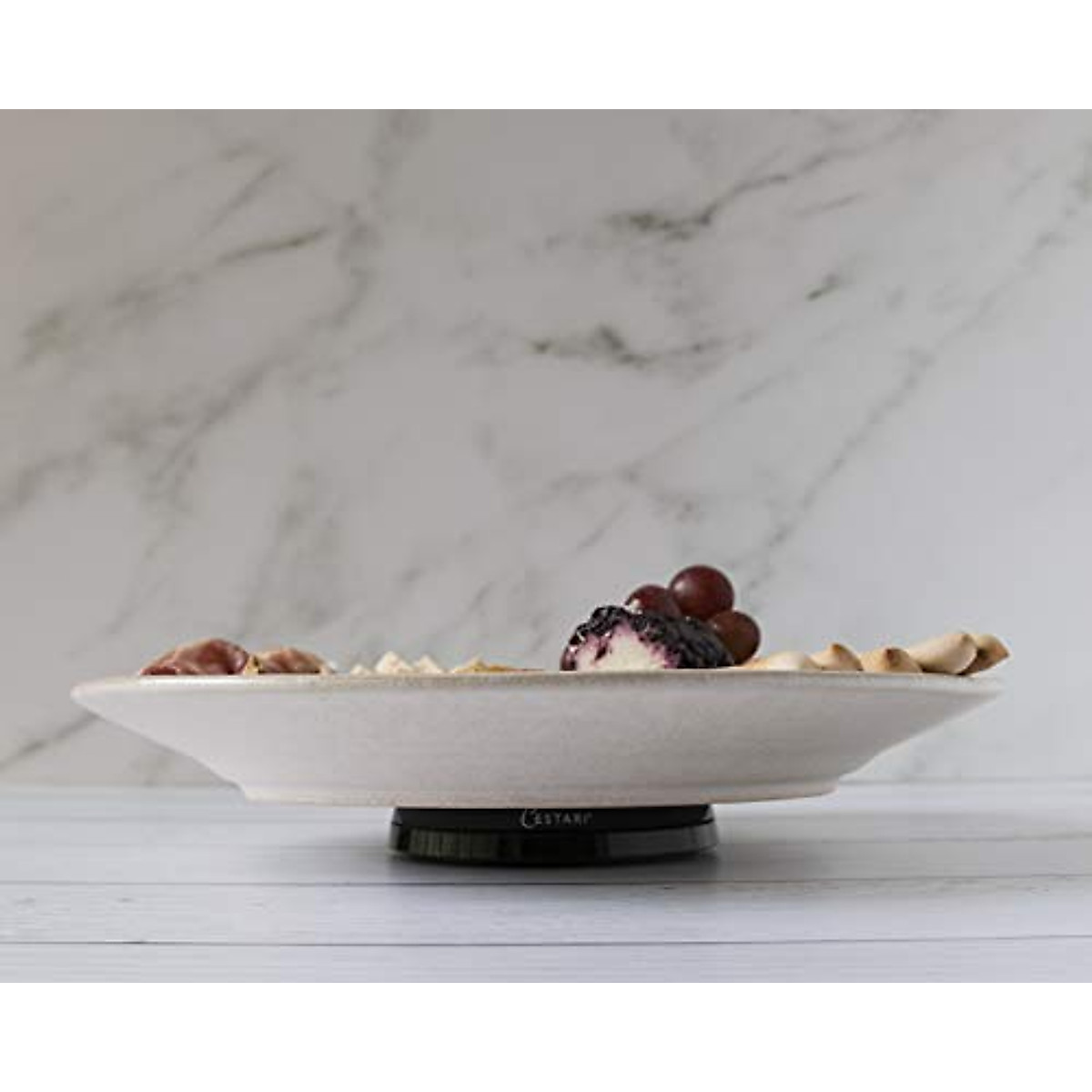 Mini Turntable: Lazy Susan, Cake Stand, Kitchen Organizer, Spice Organizer, Cupcake Decorating Turntable | Spinning Cookie Decorating Turntable, Revolving Swivel Stand | Silicone Non-Slip Grips