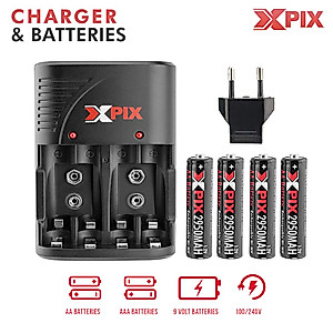 Zoom PodTrak P8 Portable Multitrack Recorder Perfect for Podcasting, Twitching and More in Premium Accessories Bundle with x4 Stereo Headphones, x4 Microphones, Batteries Cleaning Kit & More