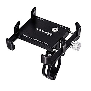 Thick Case Design Bike & Motorcycle Phone Mount Handlebar Holder for Any Cell Phones with Thick Phone Case Fit iPhone X XR Xs max 8 8s 7 Plus Samsung Galaxy S10 S9 S8 Note 10 9 8 (Metal Black)