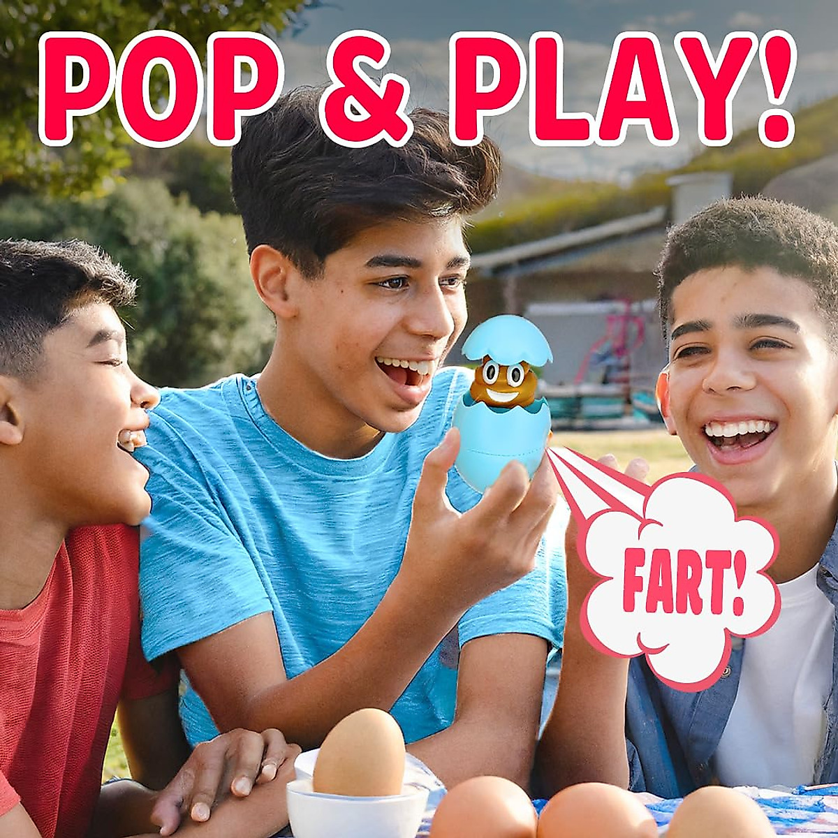 Easter Basket Stuffers for Teens, Pop & Play, Boys Basket Fillers, Unique Holiday Presents for Boys & Girls, Fun Spring Gifts for Teens, Novelty Item (Blue)