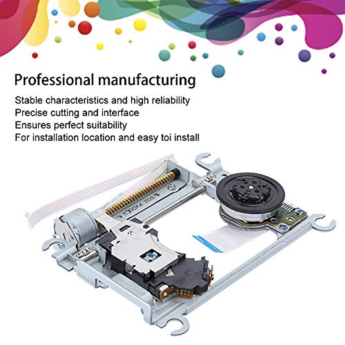 VGMP Game Lens Drive, Easy to Install Game Machine Lens Drive Professional Chip Sets Convenient with Rack for Game Lovers for Game Machine