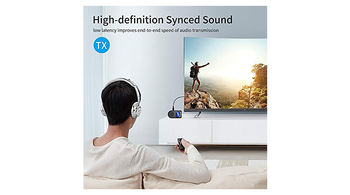 ZIIDOO Visible Bluetooth Transmitter and Receiver,4-in-1 Wireless ...