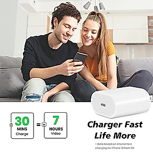 ipremium 25W USB C Power Delivery Charger Type C Wall Adapter, USB C Charger Block for iPhone 14 Pro/14 Pro Max/14 Plus, iPhone 13/13 Pro/ 13 Pro Max, iPhone 12/12 Pro Max