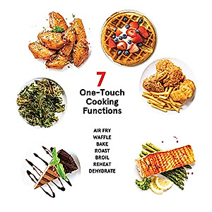 Gourmia GAFW598 2 in 1 - 5-Quart Digital Air Fryer + Waffle Maker