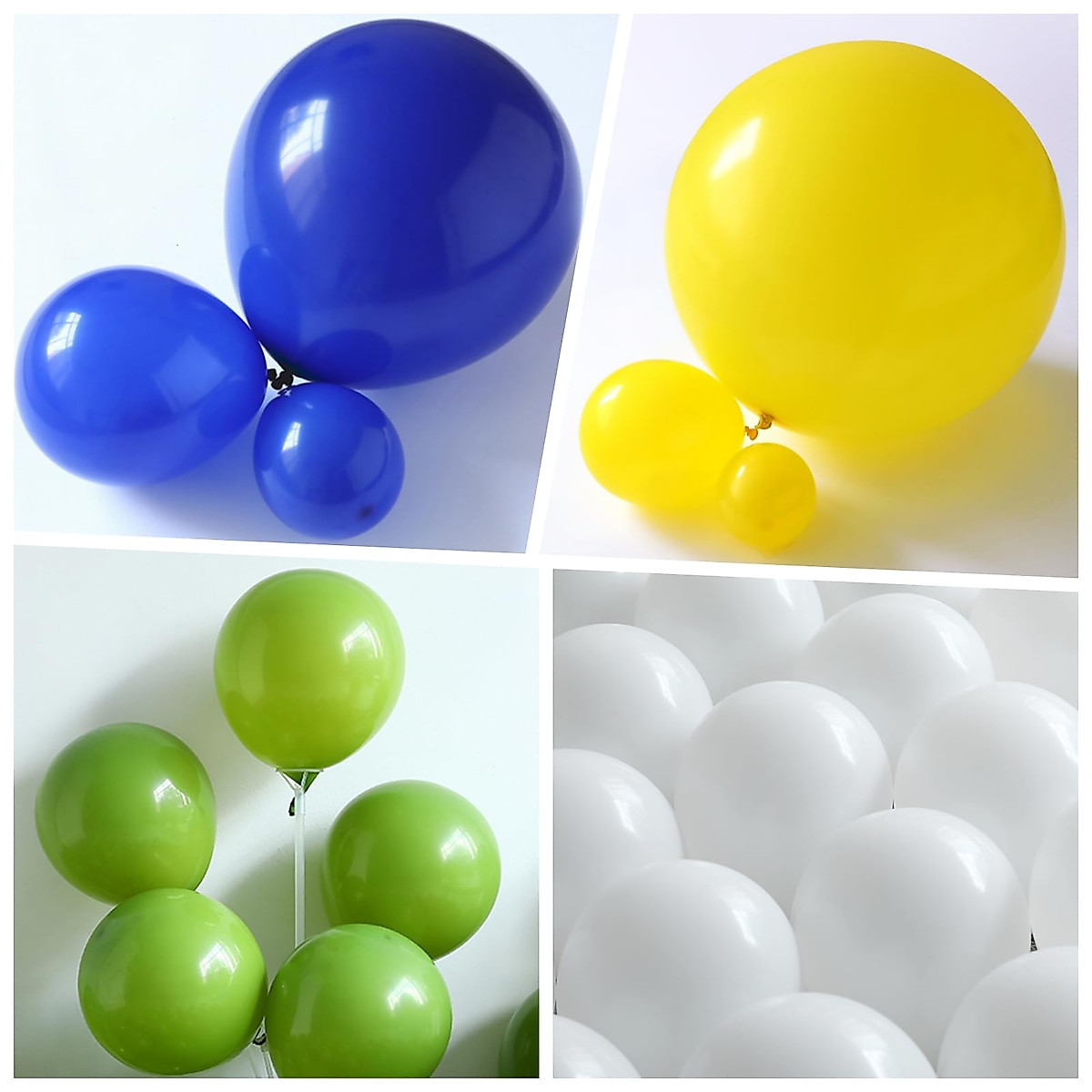 207Pcs Royal Blue Yellow Balloon Arch Kit for Summer Lemon Birthday Wedding Party Decoration,Amalfi Coast Decors Her Main Squeeze Bridal Shower Graduation Party Supplies