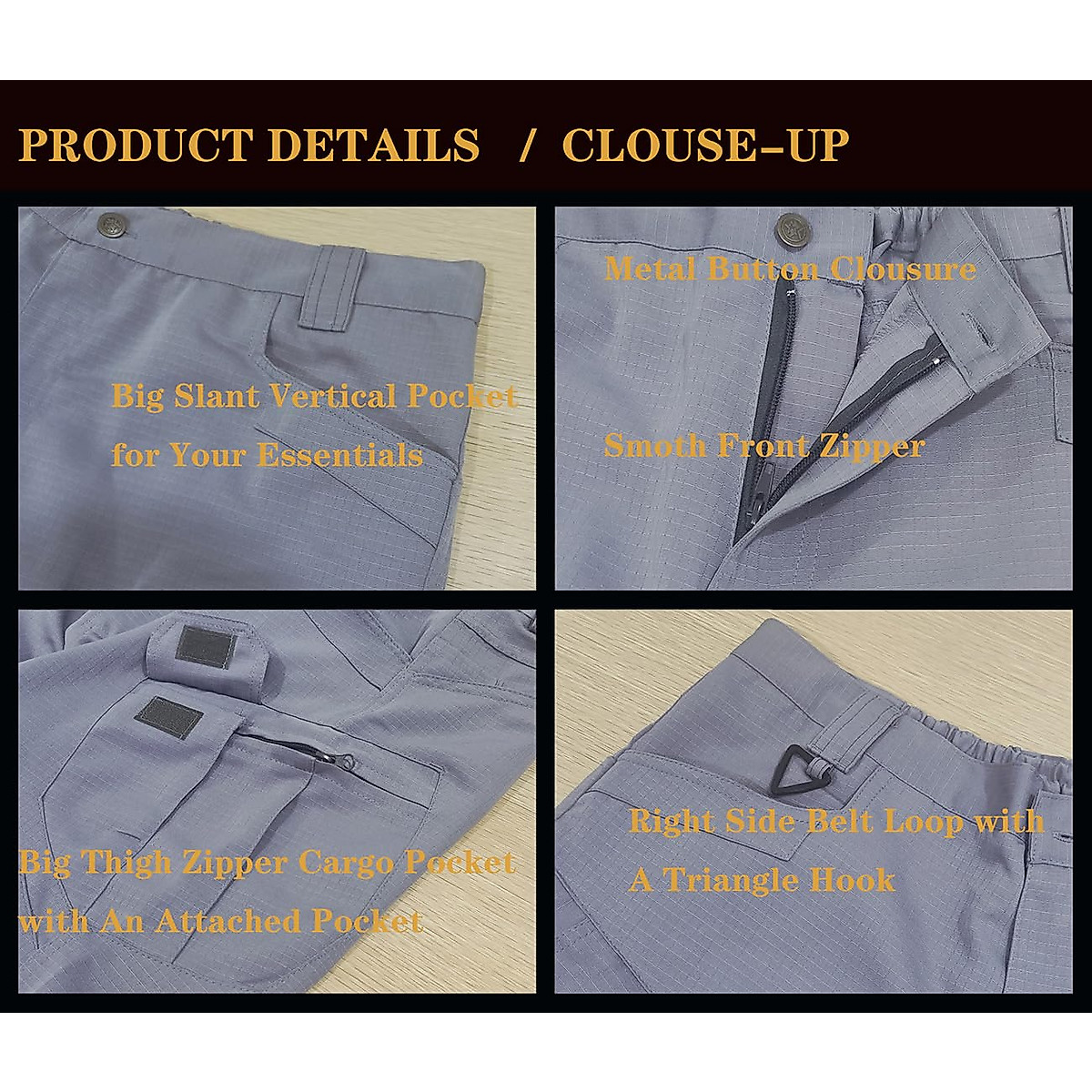 Yameekamulga Tactical Workout Shorts for Men Summer Military BDU Combat Army Casual Hiking Training Travel Hunting