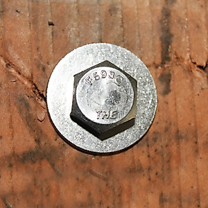 (4 Sets) 3/8-16x4 Stainless Steel Hex Head Screws Bolts, Nuts, Flat & Lock Washers, 18-8 (304) S/S, Fully Threaded by Bolt Fullerkreg