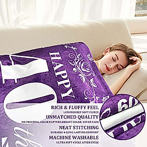 Akoigun 40 Year Old Women Gifts Ideas, 40th Birthday Gifts for Women Throw Blanket 50"x60", Gifts for 40 Year Old Woman, 1983 40th Birthday Decorations for Women, 40 Years Old Women Gift for Birthday