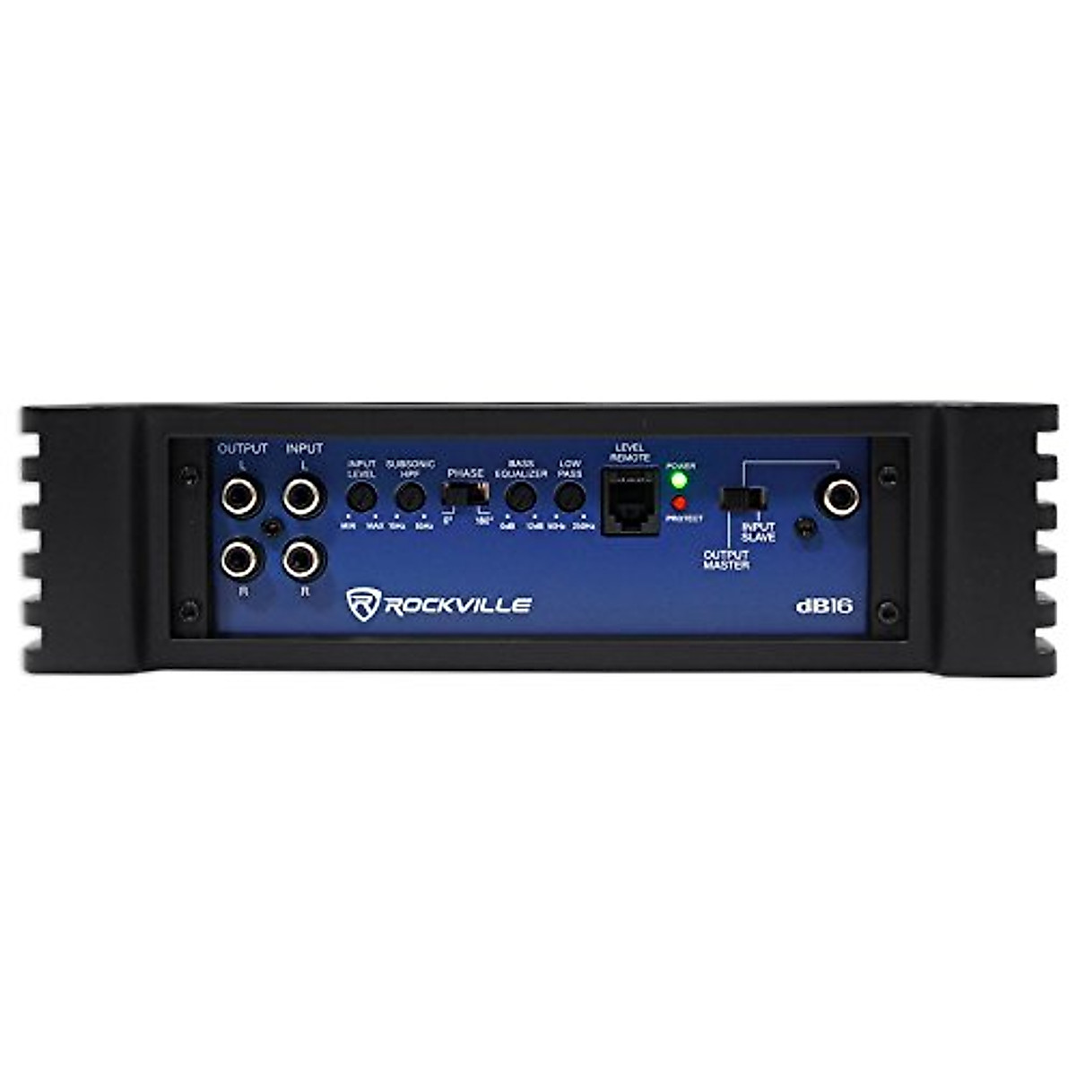 Rockville dB16 8000 Watt Peak/2000w RMS Mono 2 Ohm Amplifier Car Audio Amp, Black 15.1 Pounds