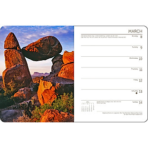 Americas National Parks Weekly Engagement Calendar 2021 Planner Personal Journal Organizer Scheduler 6.5" x 8.5" Spiral