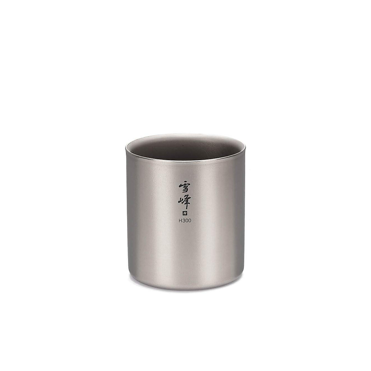 Snow Peak Titanium H450 Stacking Mug, TW-122, Premium Titanium, Made in Japan, Ultralight for Camping, Backpacking Everyday Use, Lifetime Product Guarantee