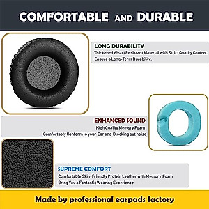 Premium Replacement Ear Pads Cushion,Headphone Earpads Compatible with Sony MDR-ZX100 ZX110 ZX300 ZX310 V150 V300 ZX102DPV Dr BT101 Headphones