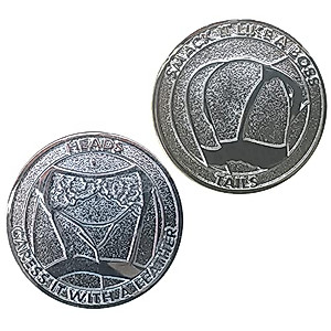 Thompson Emporium Smack It Like A Boss Good Luck Heads Tails Challenge Coin