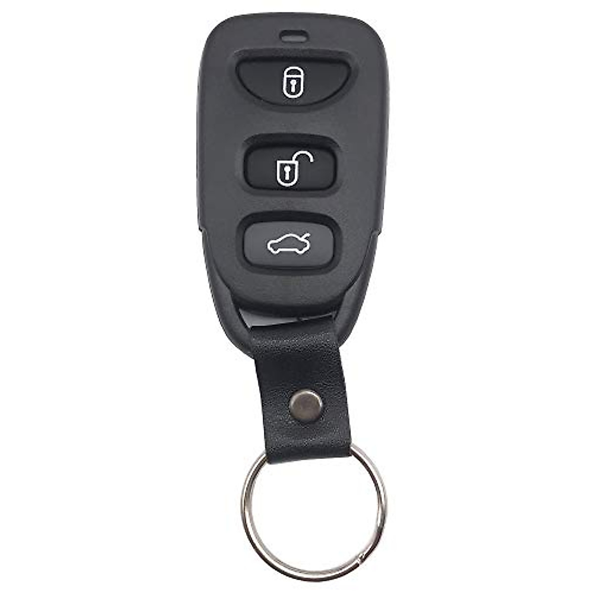 Replacement Key Fob Case Shell Fit for Hyundai Elantra Accent Sonata Kia Optima Keyless Entry Remote Car Key Housing Casing Outer Cover 3 Button + Panic (2)