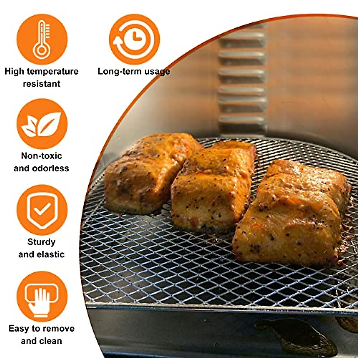 GWY Air Fryer Rack for Oven, 3 PCS Air Fryer Oven Accessories Dehydrator Rack Replacement Tray Cooling Racks for Chefman 6.3 Qt Air Fryer, Power XL Airfryer Pro 6QT Pro Plus 10 Quart Oven 6QT 12.5QT
