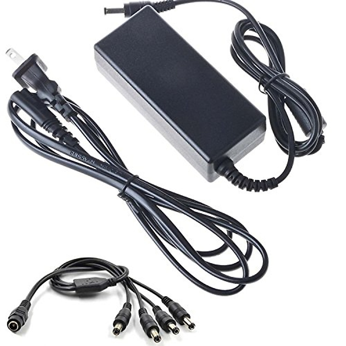 Accessory USA 12V 5A AC DC Adapter for Xing Yuan XY-1205000UB Class 2 Power Units with 3/4 12VDC Outputs LED CCTV Power Supply Cord