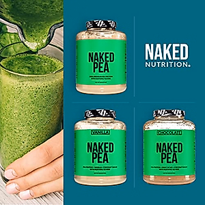 Naked Pea - Vanilla Pea Protein - Pea Protein Isolate from North American Farms - 5lb Bulk, Plant Based, Vegetarian & Vegan Protein. Easy to Digest, Non-GMO, Gluten Free, Lactose Free, Soy Free
