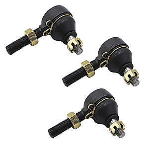 LOSTAR Set of 3 Ball Joint Kit Tie Rod End Fits Club Car DS Golf Carts 1976-2008 Gas & Electric Driver (Left) 7540 and Passenger (Right) 7539
