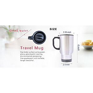 Funny nursing gift mug Please Do Not Confuse Your Google Search With My Nursing Degree Stainless Steel Travel Mug Sliver 14 Ounce Coffee/Tea Mug