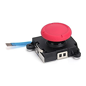 Joystick Button Module, Easy to Install Portable Lightweight Thumb Stick Comfortable for Switch Lite Controller(red)